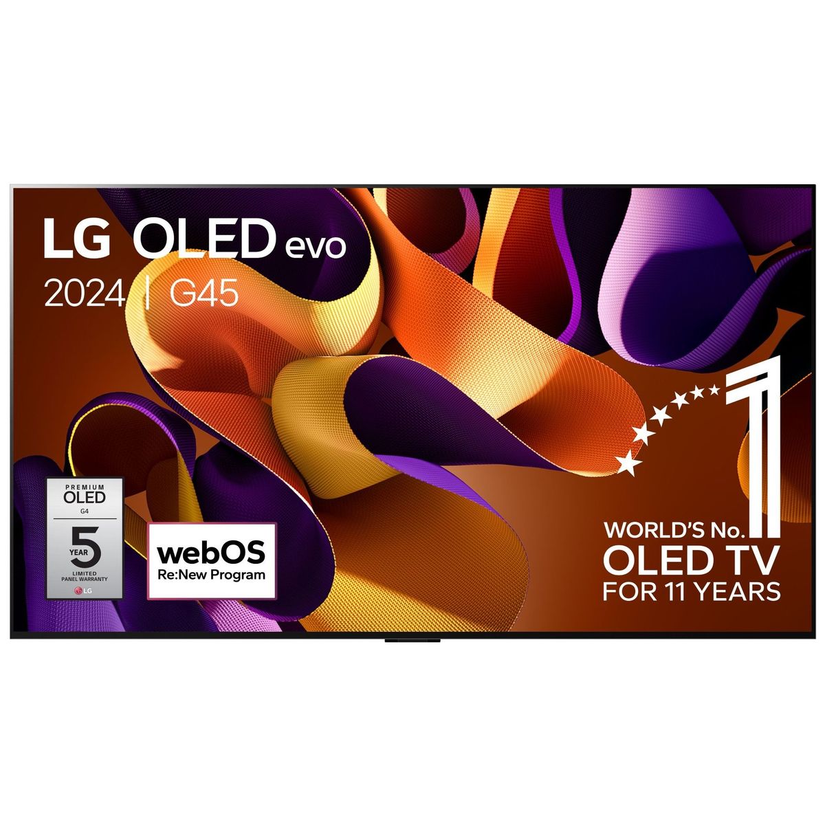 65 Inch LG OLED evo G4 4K Smart TV 2024