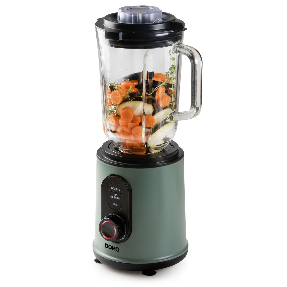 Blend & Balance blender met glazen kan van 1,5 L en beker - 800 W - groen