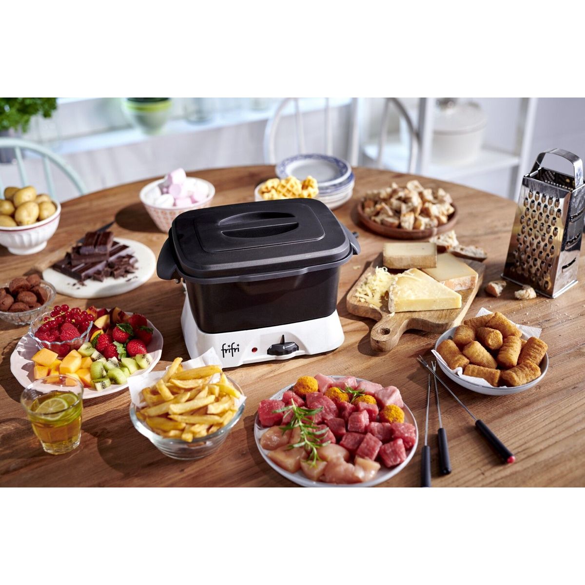 Duo Gourmet frituurpan