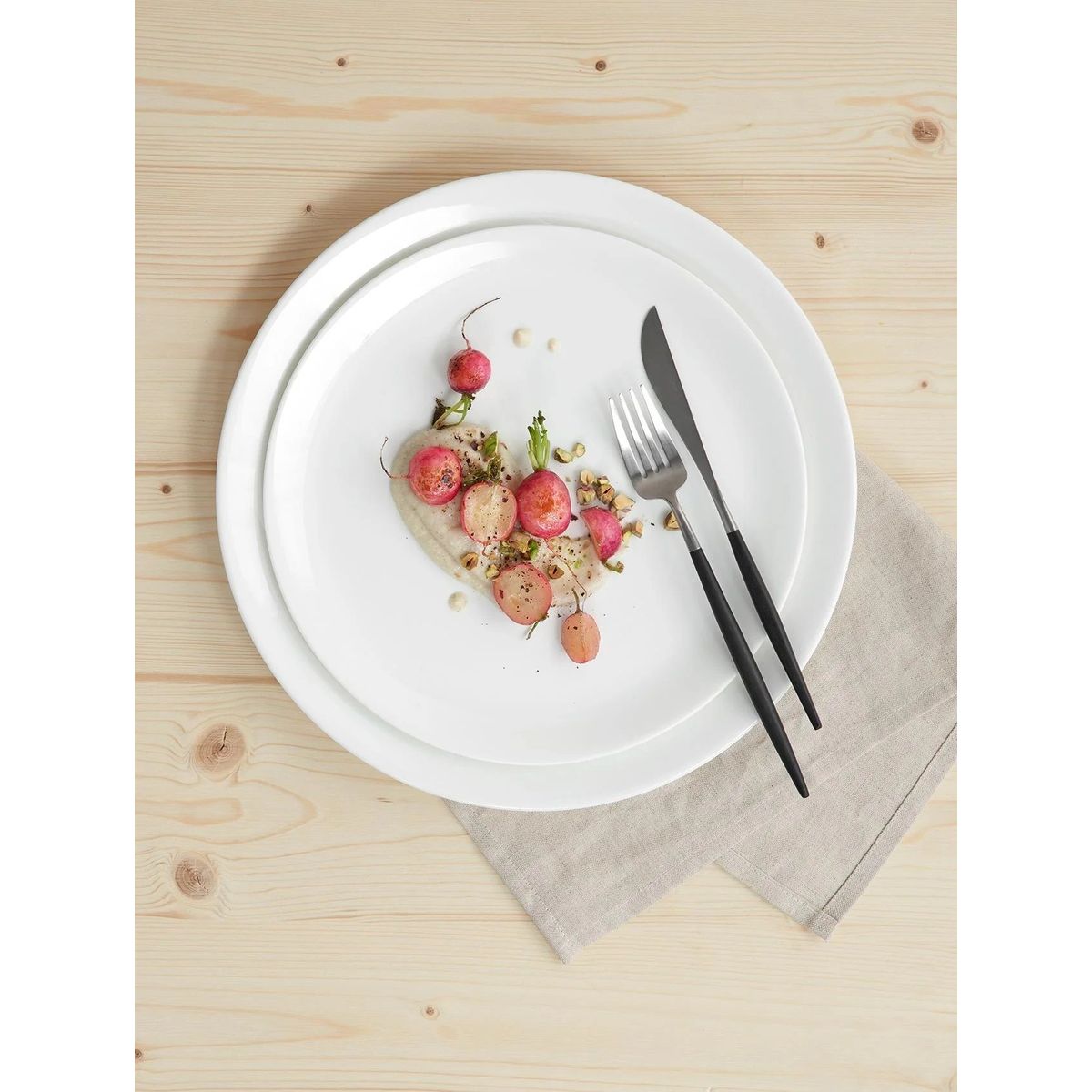 à table plat bord 26,5cm