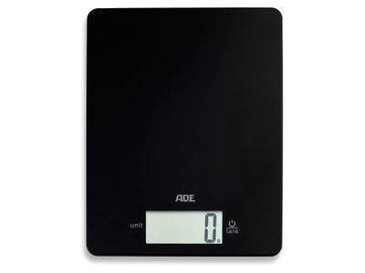 Digitale Keukenweegschaal Leonie Zwart 22x17cm Incl.1x Cr2032-lcd ...