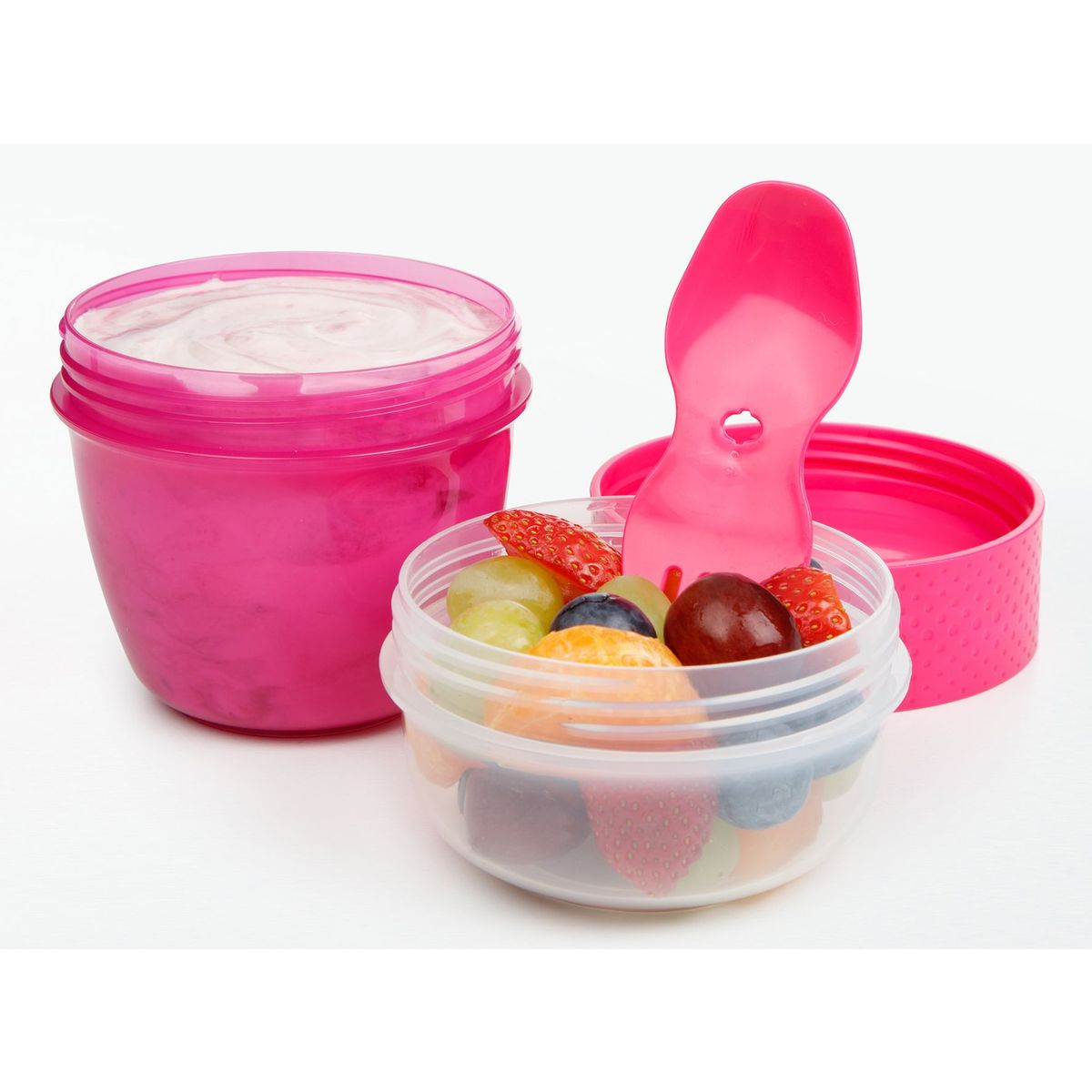 Snackdoos Snack Capsule met lepel/vork
