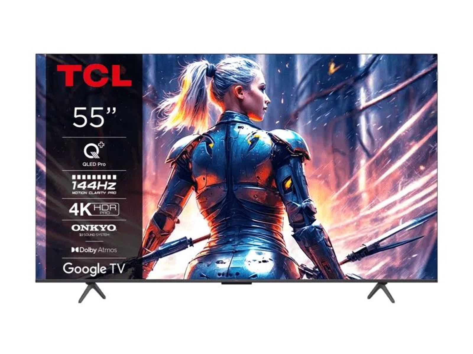 4K 144HZ QLED TV met Google TV en Game Master Pro 3.0 55Inch - TCL te ...