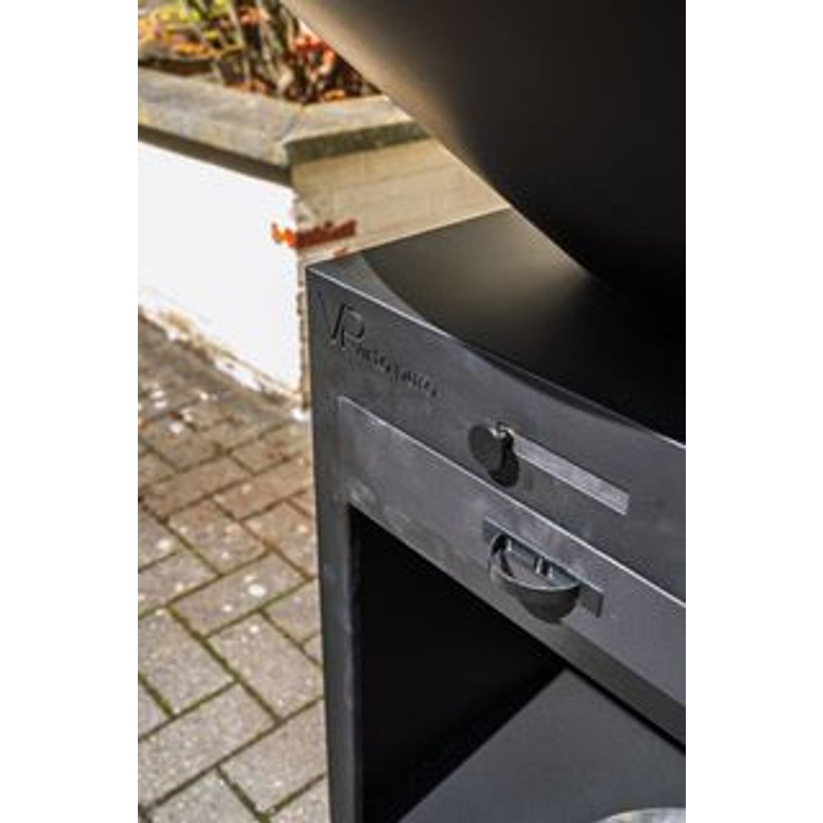 VP-BG1-A Houtgestookte Barbecue Gegalvaniseerd 100x100 Zwart