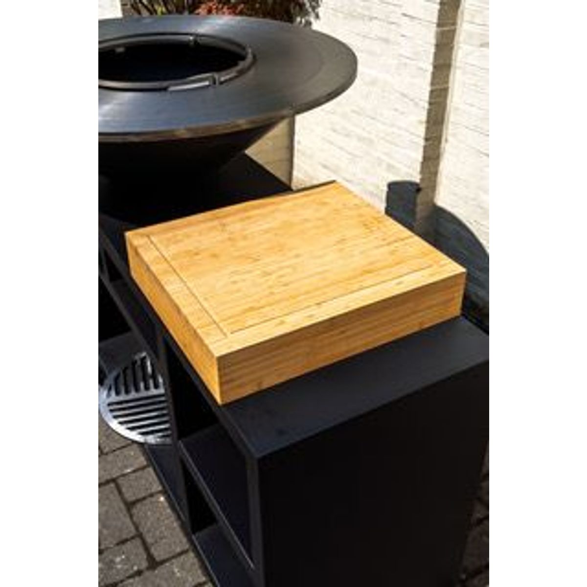 VP-BG1-A Houtgestookte Barbecue Gegalvaniseerd 100x100 Zwart