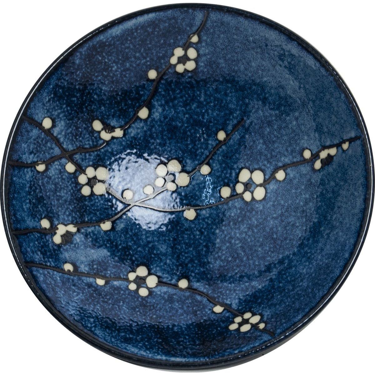 Hana Bord porselein 22,5x3cm Blauw